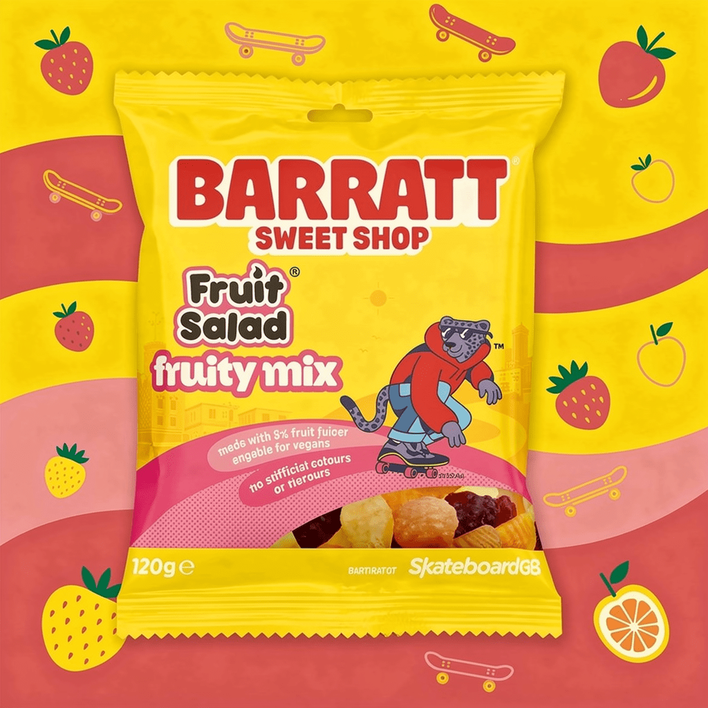 Barratt Sweet Shop Fruit Salad Fruity Mix Bag 120g — Happy Candy UK LTD