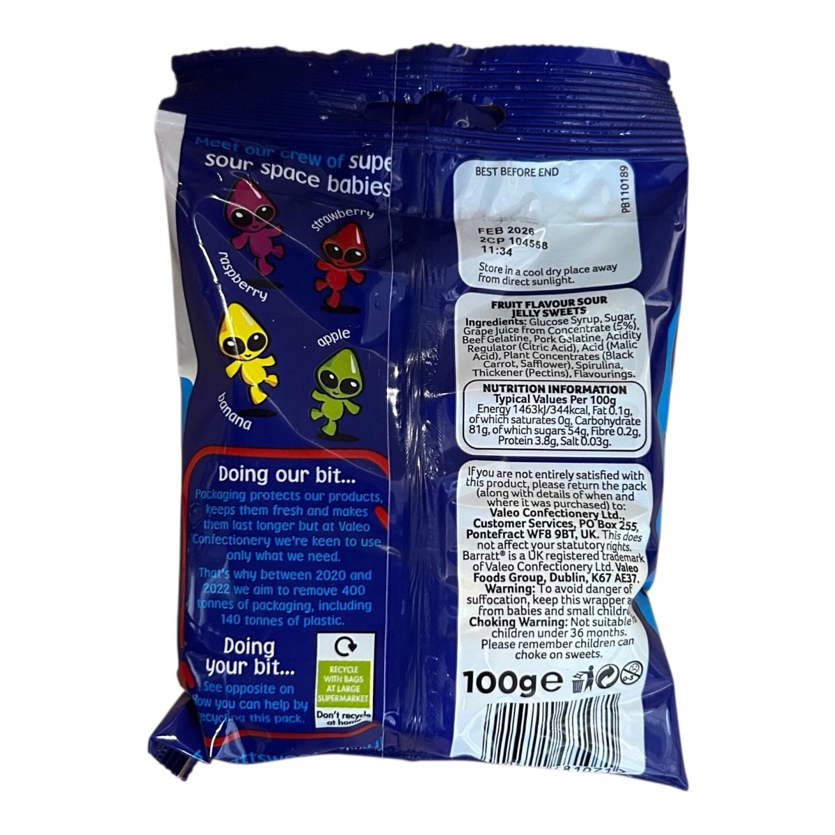 Barratt Wham Space Babies 100g — Happy Candy UK LTD
