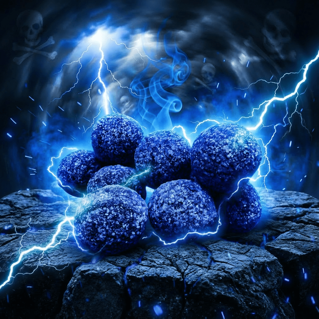 Blue DEATH DieHard Edition Mega Sour 10 Pack — Happy Candy UK LTD