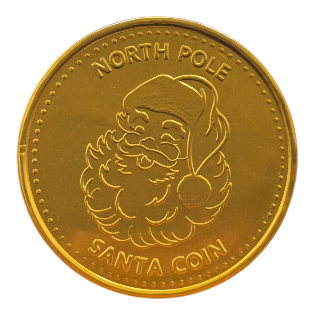 Bonds Giant Gold Santa Coin 50g — Happy Candy UK LTD