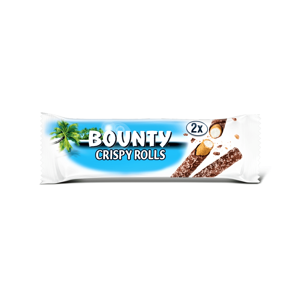 Bounty Crispy Rolls Wafer LIMITED EDITION 23.4g — Happy Candy UK LTD