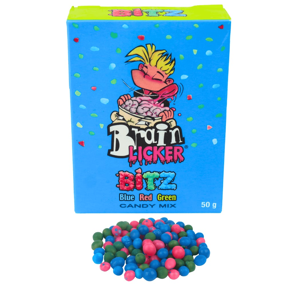 Brain LICKER BITZ Box 50g — Happy Candy UK LTD