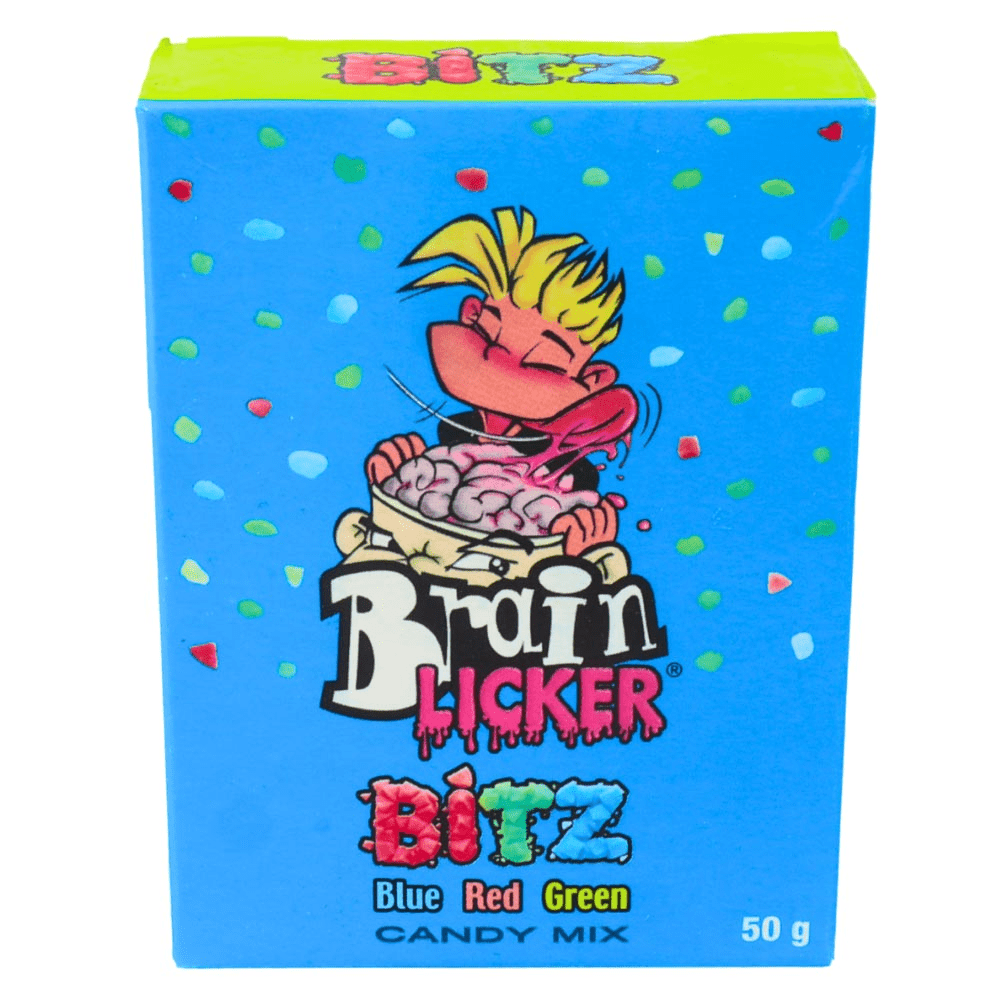 Brain LICKER BITZ Box 50g — Happy Candy UK LTD