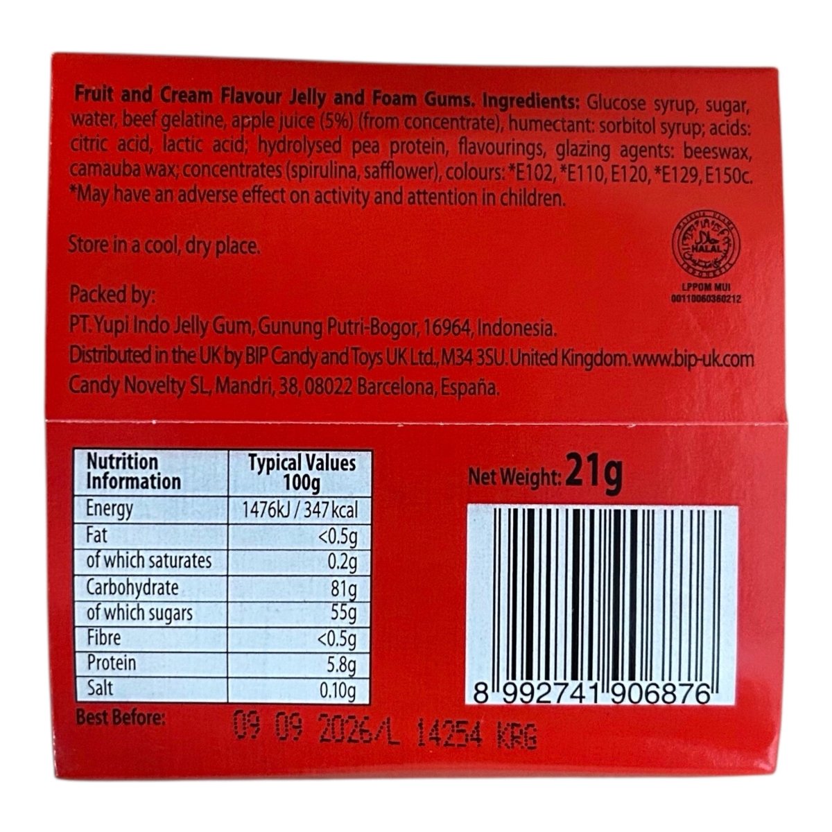 Gummi Zone Pizza (IMPORT) 5 Slice (21g) — Happy Candy UK LTD