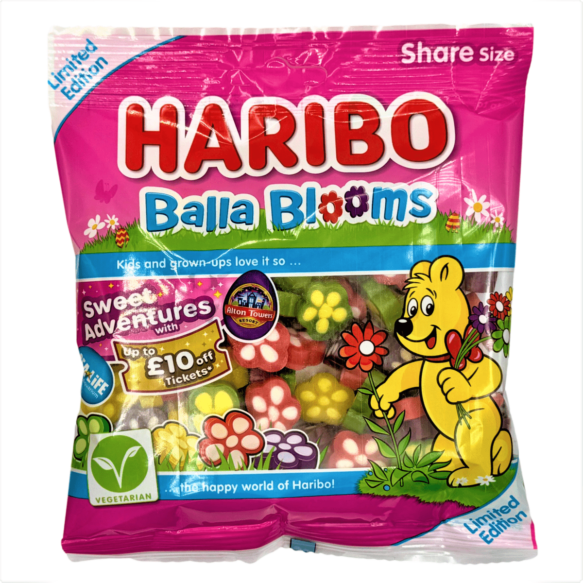 Haribo Balla Blooms LIMITED EDITION Share Bag 140g — Happy Candy UK LTD