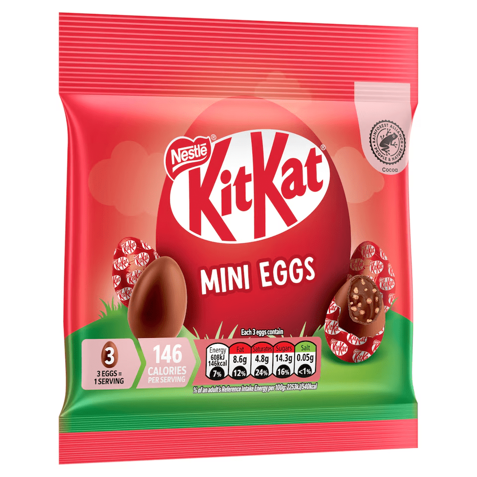 Kit Kat Milk Chocolate Filled Mini Easter Eggs 80g — Happy Candy UK LTD