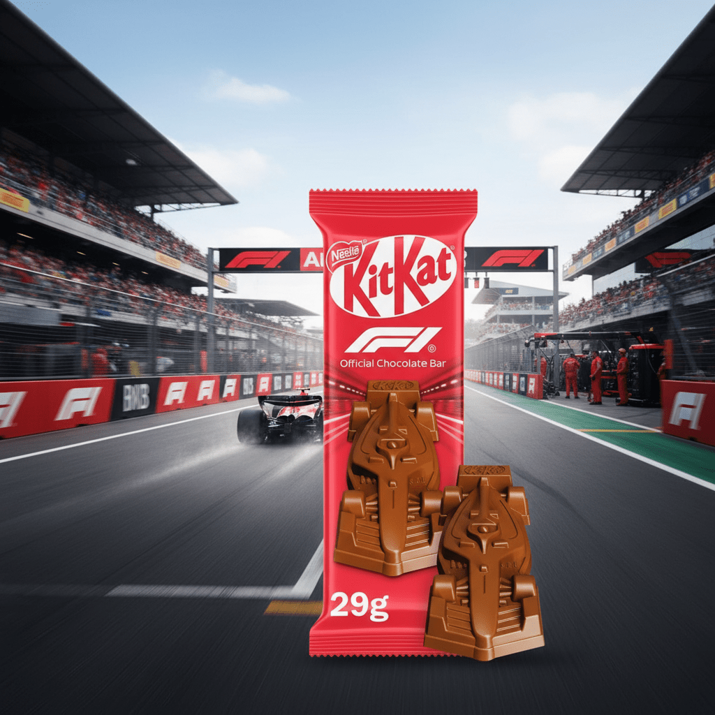 KitKat Formula 1 (F1) Chocolate Car Figure 29g — Happy Candy UK LTD