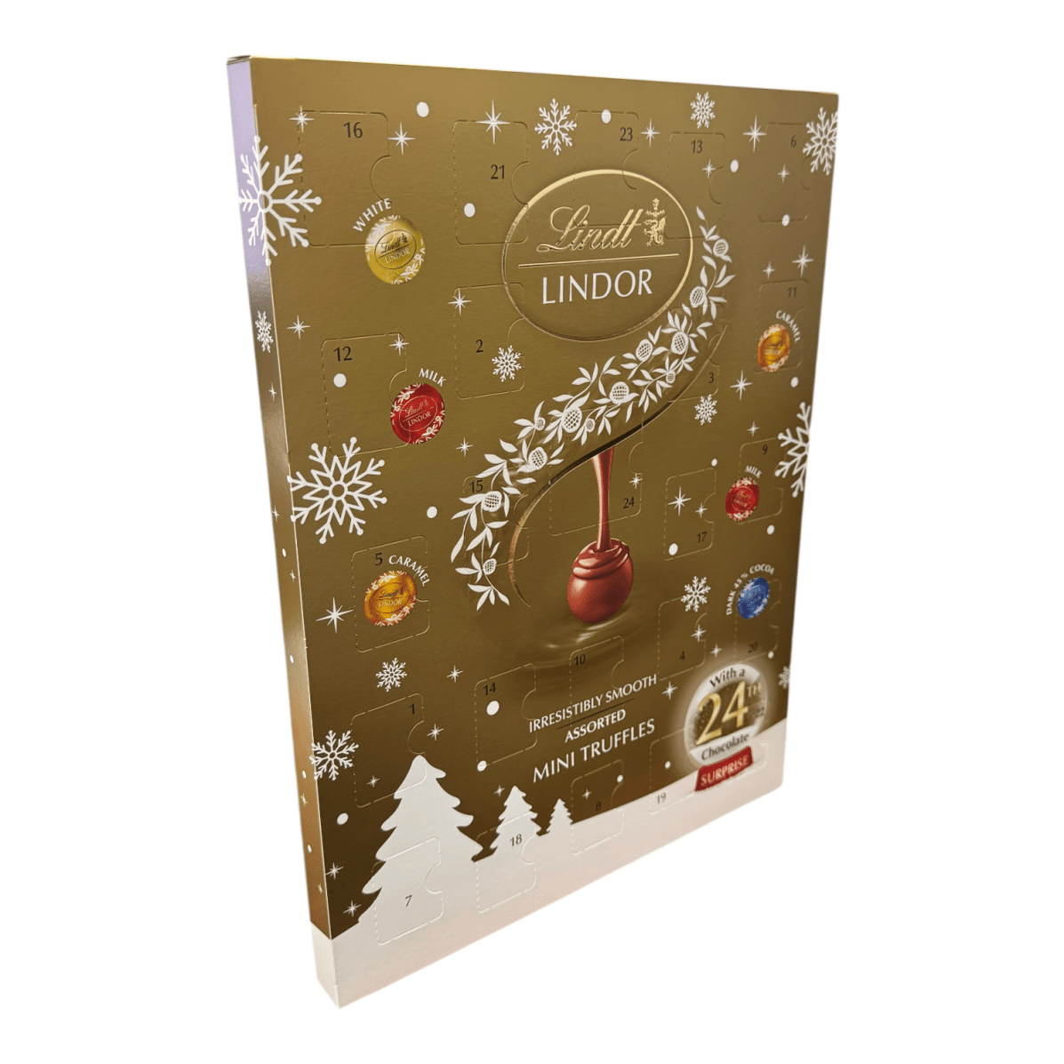 Lindt Lindor Assorted Mini Truffle Advent Calendar 117g — Happy Candy ...