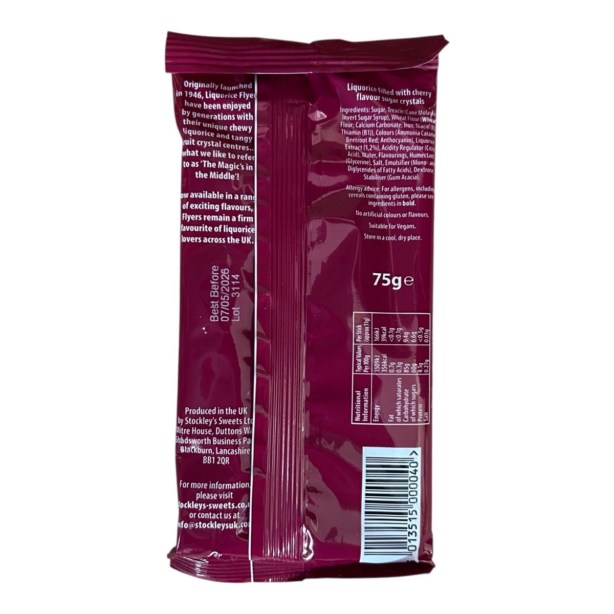 Maxilin Cherry Flyers Pack 75g — Happy Candy UK LTD