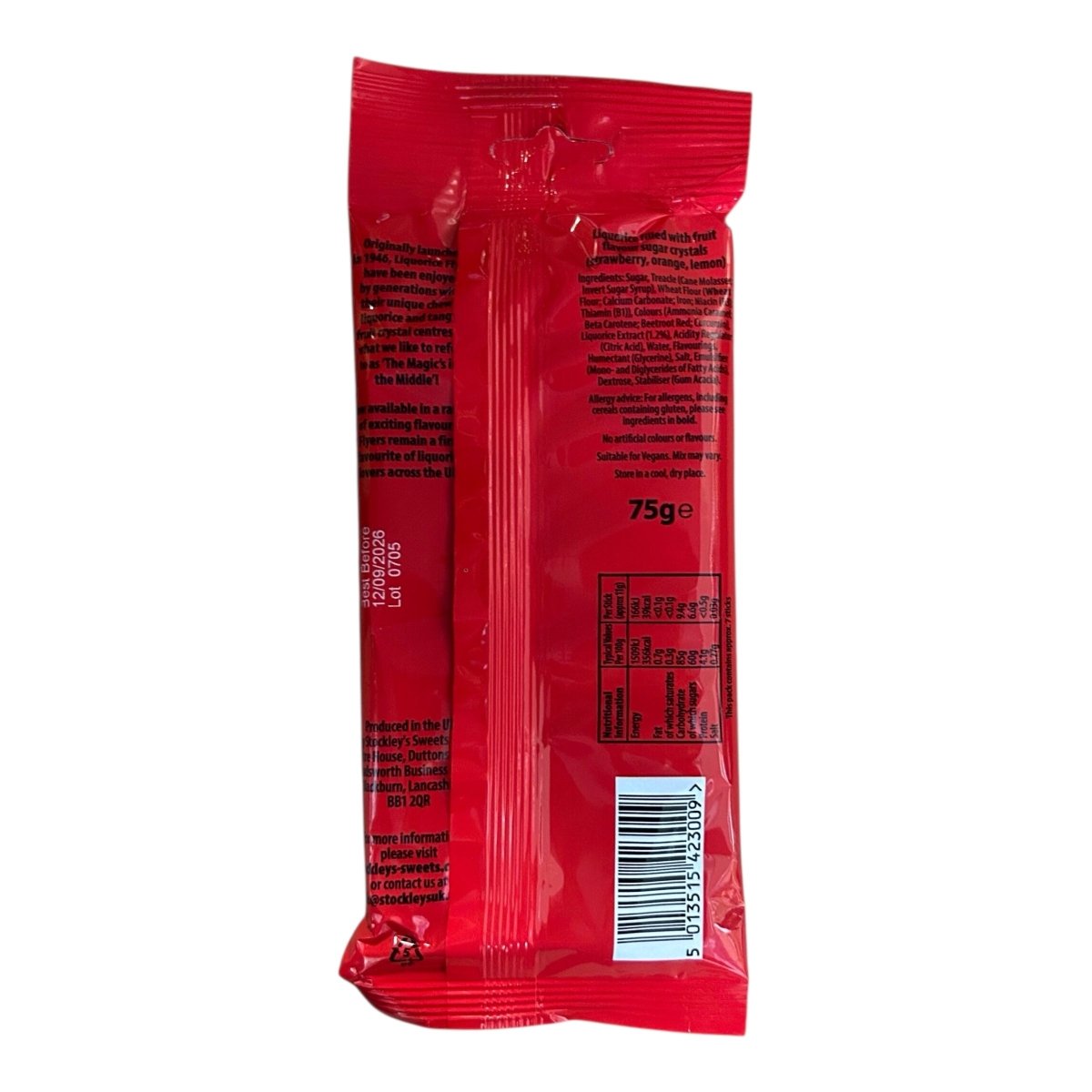 Maxilin Liquorice Flyers Original 75g — Happy Candy UK LTD