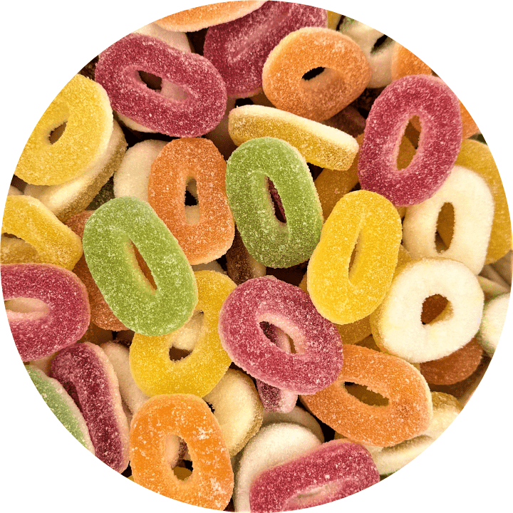 Mixed Fruit Gummy Rings — Happy Candy UK LTD