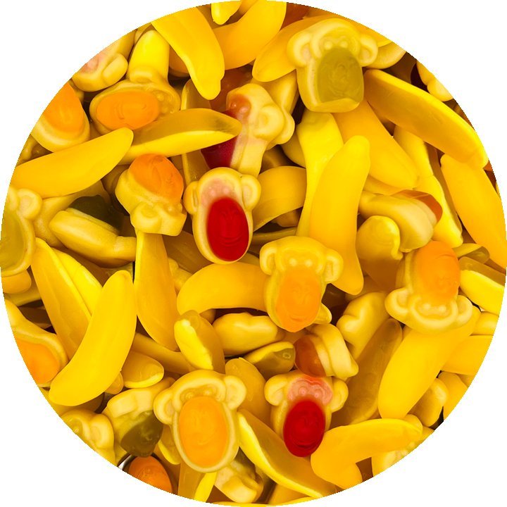 Gummy Banana Monkeys — Happy Candy UK LTD