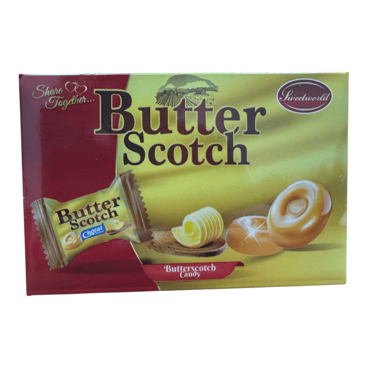 Sweetworld Butter Scotch Gift Box 200g — Happy Candy UK LTD