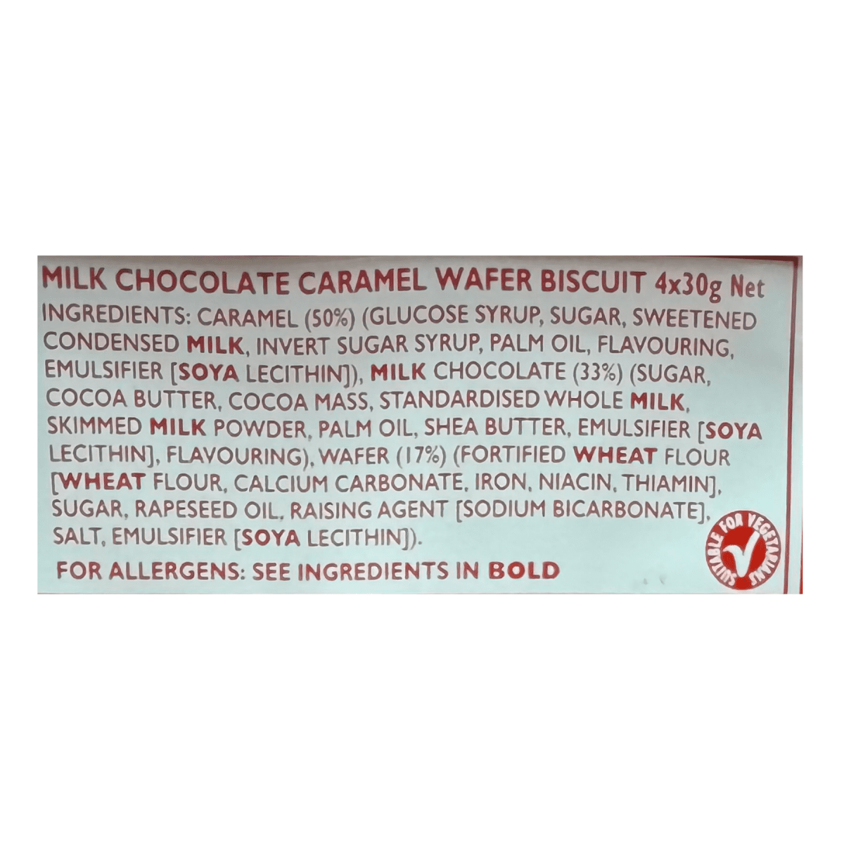 Tunnocks Milk Chocolate Caramel Wafer Biscuits Multipack 4x30g — Happy ...
