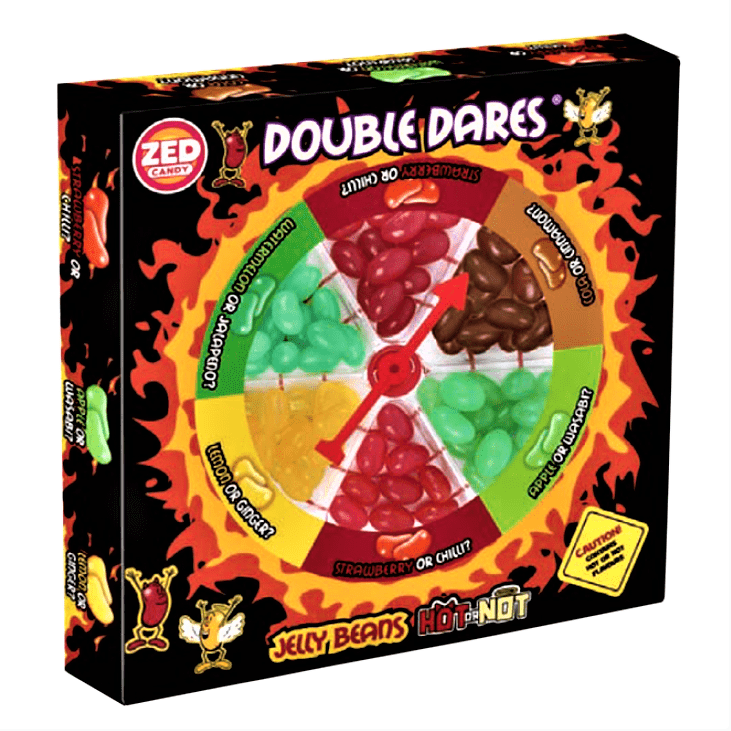 Zed Candy Double Dares Hot or Not Jelly Bean Game 100g — Happy Candy UK LTD