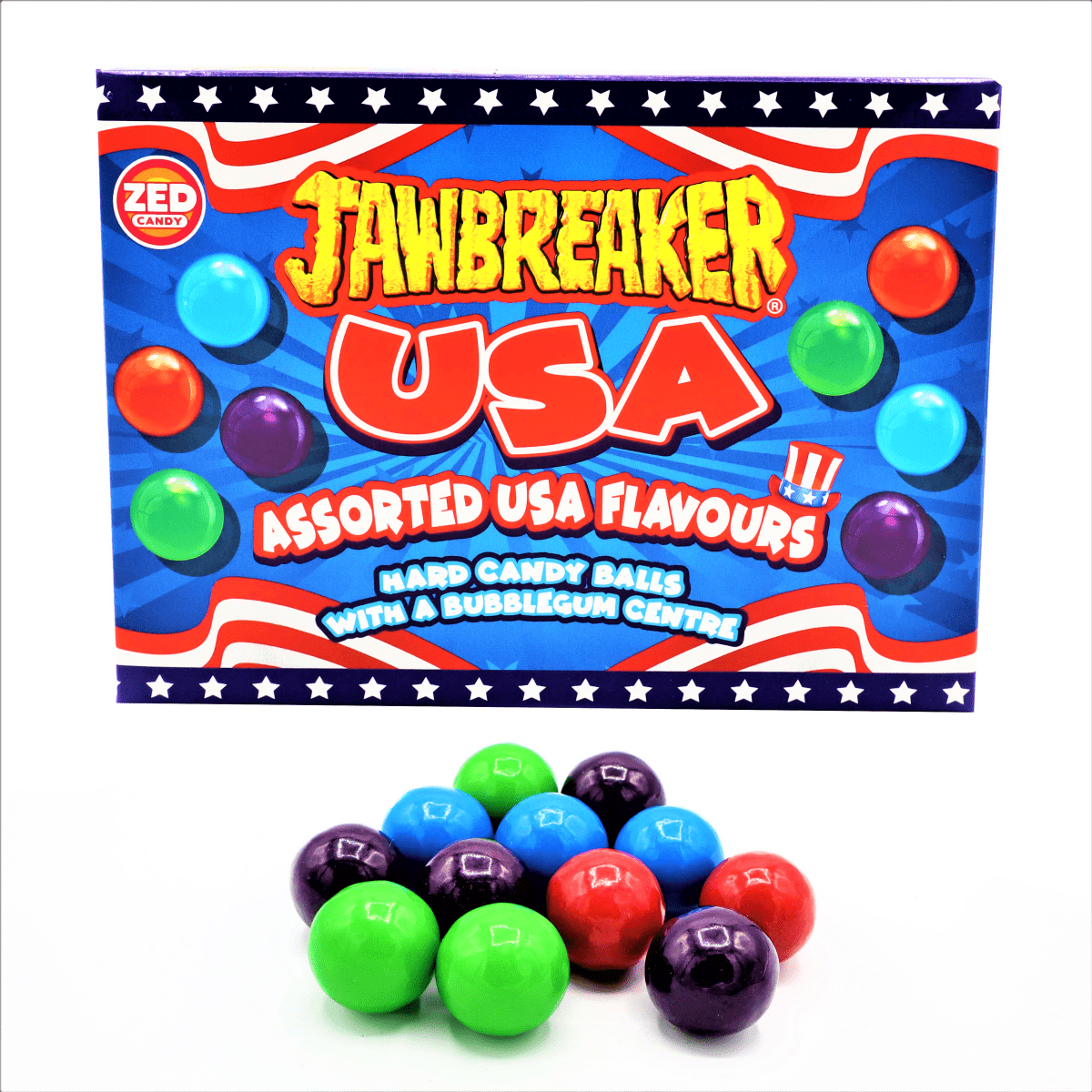 Zed Candy Jawbreakers USA Box 140g — Happy Candy UK LTD